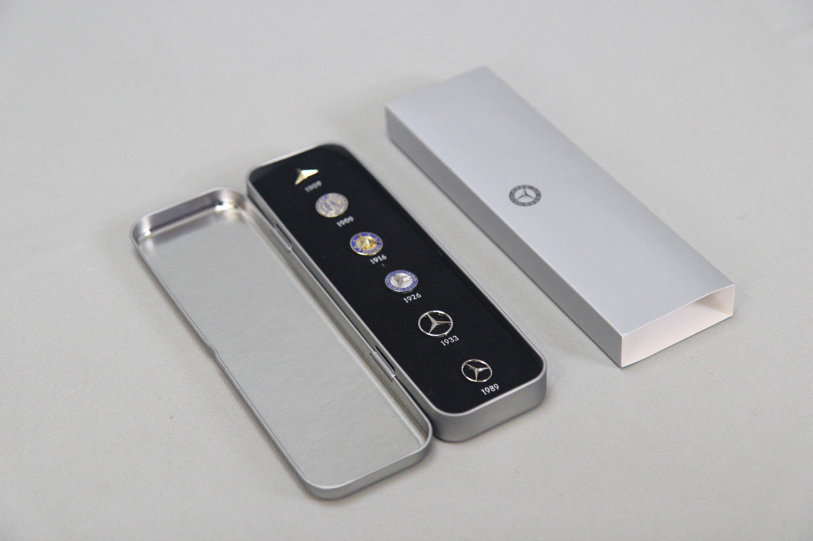 ΣΕΤ 6 καρφίτσες Mercedes-Benz star history